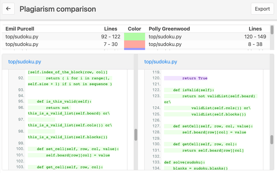 Code Plagiarism Detection 